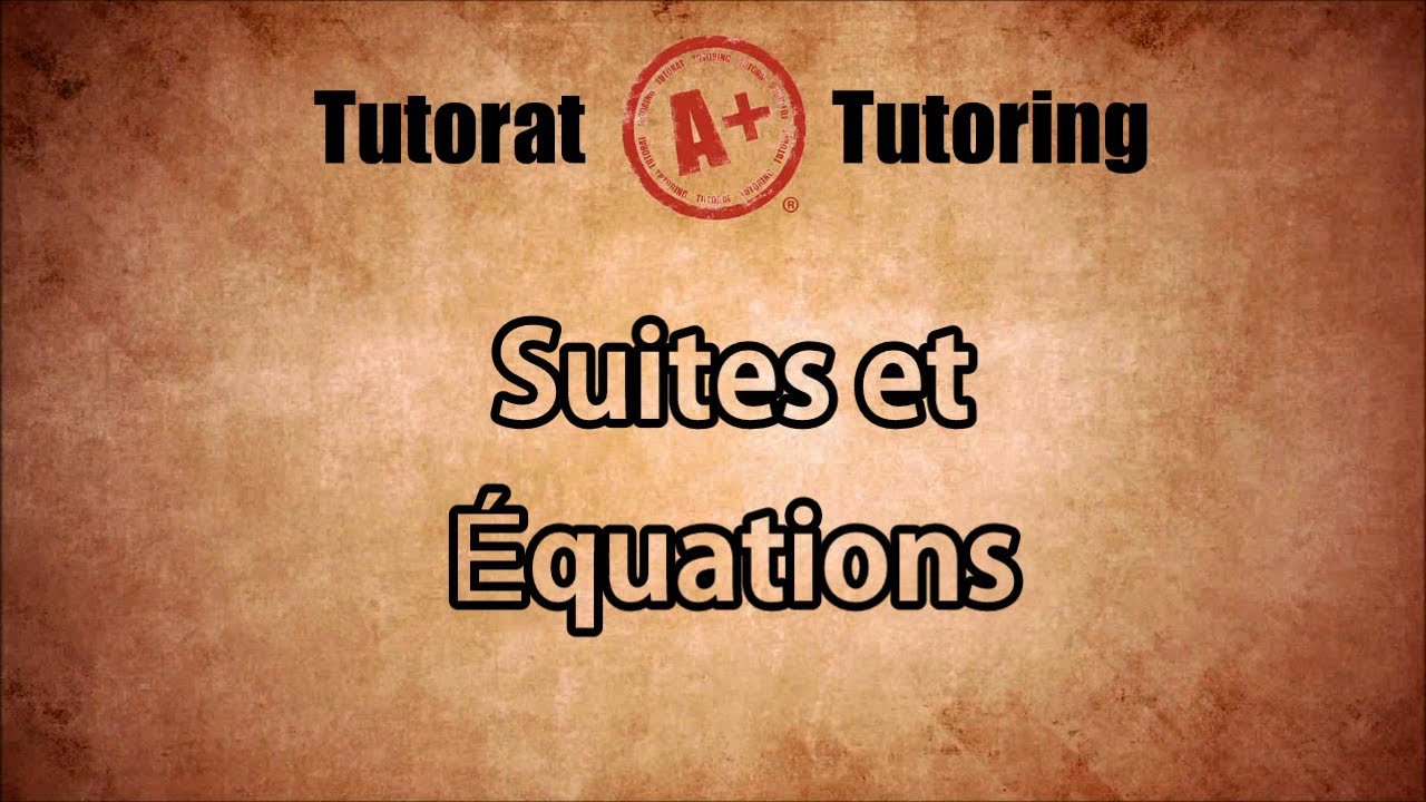 Question Math - Secondaire 1 au Québec - Suites et Équations