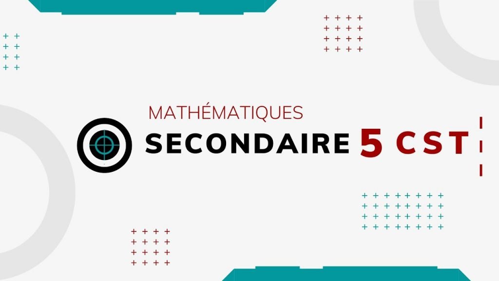 Question Math - Secondaire 5 CST au Québec - Optimisation